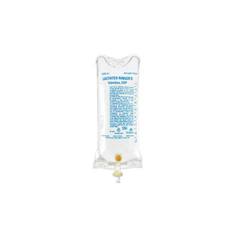 Lactated Ringers Injection Solution Usp 1000ml Flexible Plastic Bag