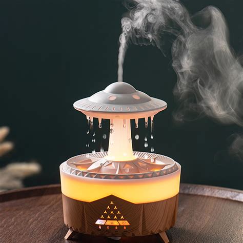 Zen Raining Cloud Night Light Aromatherapy Essential Oil