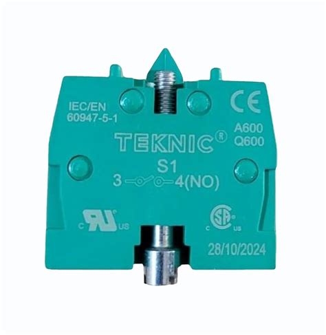 Teknic IEC Push Button Contact Block At Push Button Contact Block Element In