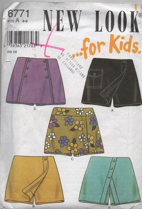 Skort Sewing Pattern For Girls