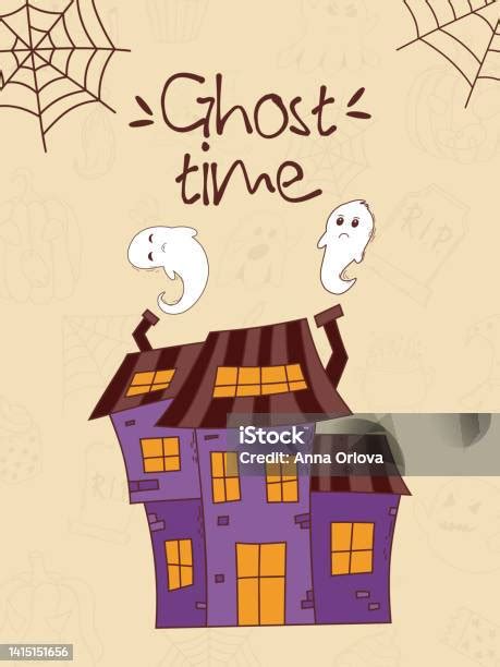 할로윈 손으로 그린 초대장 또는 인사말 카드 트릭 또는 치료 개념 벡터 일러스트 레이 션 10월에 대한 스톡 벡터 아트 및 기타 이미지 Istock