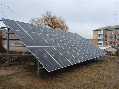 У Макарові встановили сонячну електростанцію