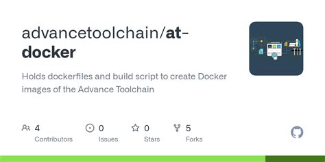github advancetoolchain at docker holds dockerfiles and build script