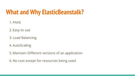 Django Elastic Beanstalk Ppt