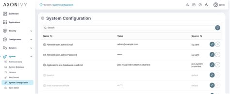 System — Axon Ivy Platform 100 Documentation