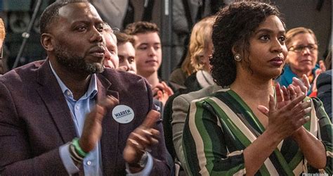 Rep Ayanna Pressleys Husband Disrupts Question During Event