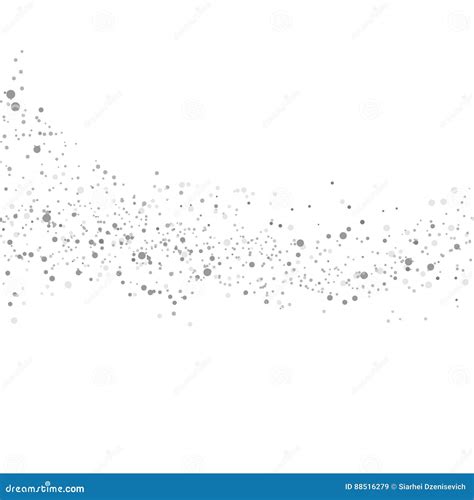 Modern Abstract Particle Wave Layout Stock Vector Illustration Of Grey Movement 88516279