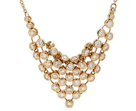 Ondyn Small Diamond Bias Necklace