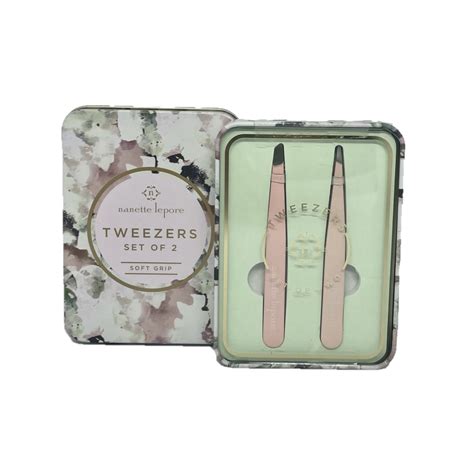 Soft Grip Tweezers Set Of 2 Beauty Scout