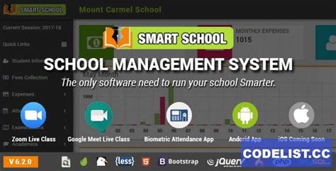 Smart School V School Management System Nulled Premium Scripts Plugins Mobile