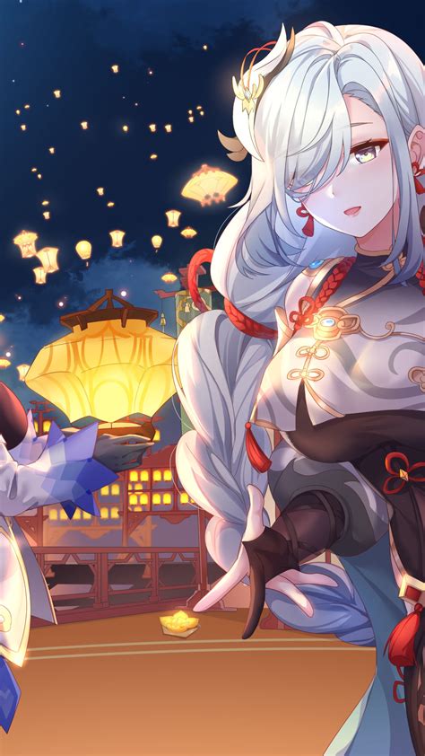 Download Wallpaper Genshin Impact Ganyu Shenhe Section Shonen In