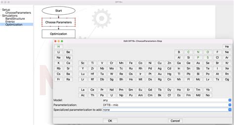 Recipe First Calculation With DFTB In SEAMM DFTB Step Documentation