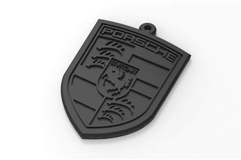 Stl File Porsche Keychain Stl 🗝️・3d Print Object To Download・cults
