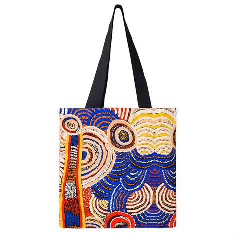 Corporate Ts Australia Aboriginal Art Cotton Tote Bag Nora