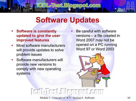 Icdl Module 1 Concepts Of Ict Information And Communication Technology Presentation Slides