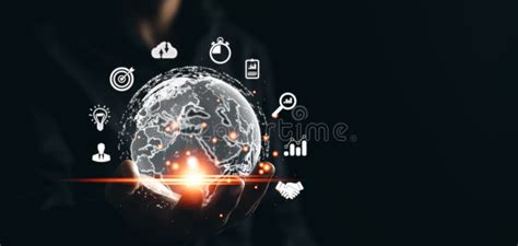 Big Data Analytics And Business Intelligence Concept Stock Image Image Of Link Networking