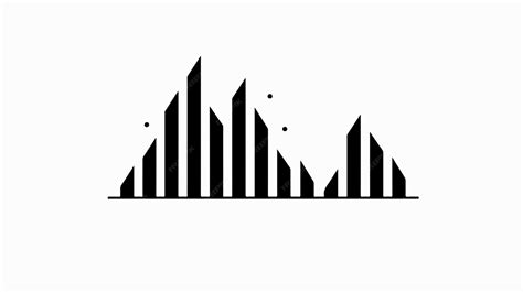 Flat Vector Black Analytics Icon Isolated On White Background Premium