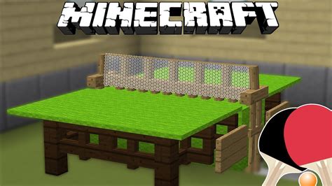 Как Сделать СТОЛ ДЛЯ ПИНГ ПОНГА в Майнкрафт Без Модов и Без Командных Блоков Youtube