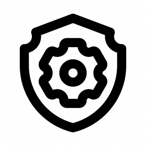 Risk Management Agile Insurance Shield Gear Icon Download On