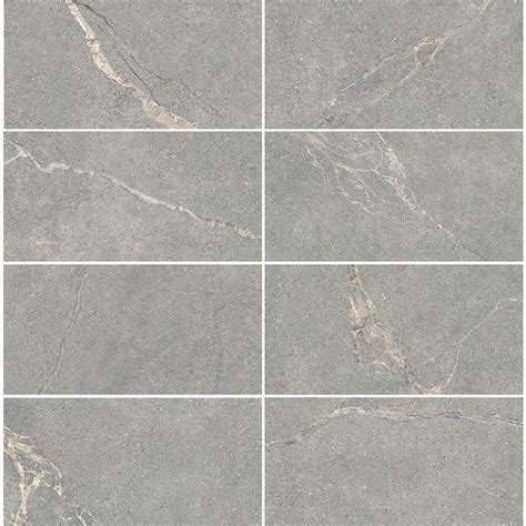 Anthology Gray Matte 24x48 Porcelain Tile — Solidshape
