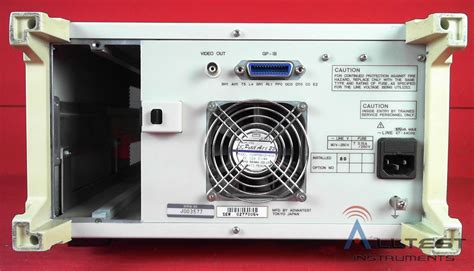 Q8460a Advantest Otdr Spectrum Analyzer Alltest Instruments