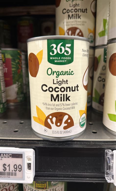 365 Whole Foods Market Organic Light Coconut Milk Fig App
