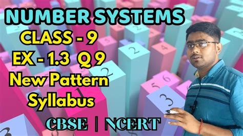 Class 9 Maths Ex 1 3 Q9 Number Systems Cbse New Pattern Syllabus