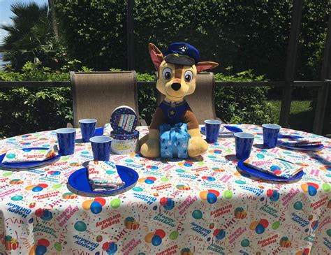 Paw Patrol Chase Is On The Case Birthday Ljs 3rd Birthday Catch