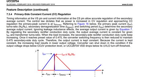 UCC28722 CC Mode Of The IC Power Management Forum Power Management TI E2E Support Forums