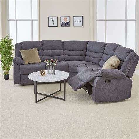 Corner Sofa Recliner Fabric Cabinets Matttroy