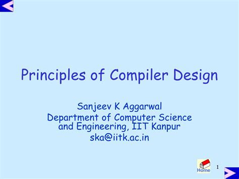 Principles Of Compiler Design Aho Ullman Ppt Lalafuniversity
