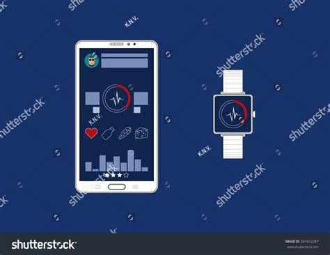 Fitness Tracker App Graphic User Interface Stock Vector Royalty Free 397472287 Shutterstock