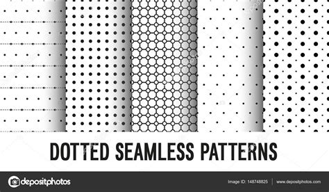 Dotted Seamless Patterns Collection Stock Vector By ©miloarts 148748825