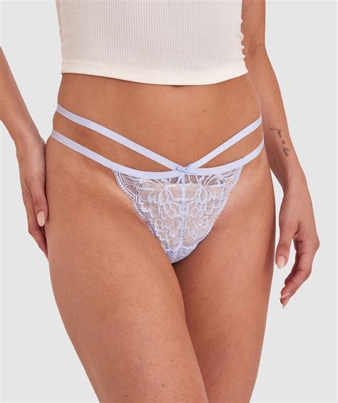 Bras N Things Romance String Light Blue 01086013