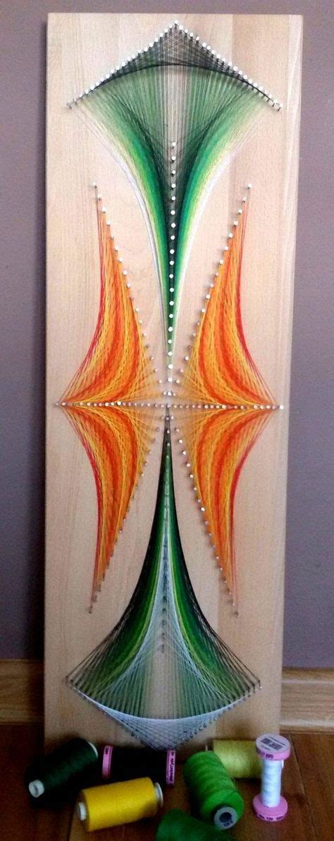 Wandgestaltung Obraz Z Nitek String Art Ein Designerstück Von Magstringart Bei Dawanda
