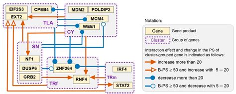 Schematic Presentation Of Valid Clustergene Interactions Identified By