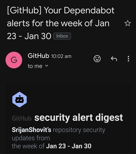Srijan Shovit On Linkedin Nodejs Github Dependabot Dependencymanagement Security Automation