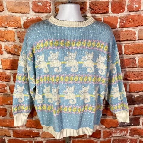 Handmade Cat Sweater Etsy