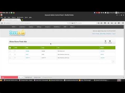 Exploit ZeusCart CMS Dan Upload Shell