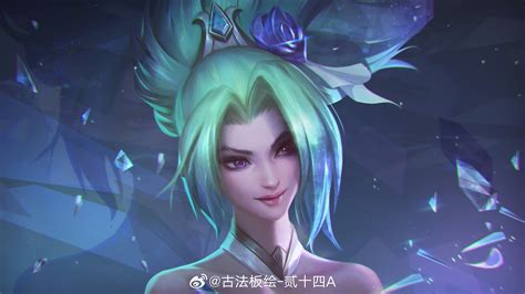 Janna And Crystal Rose Janna League Of Legends Drawn By A Ershisiai Danbooru