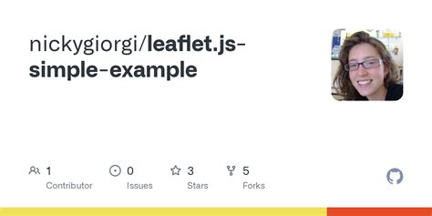 Leaflet Js Simple Example Map Html At Master Nickygiorgi Leaflet Js Simple Example GitHub