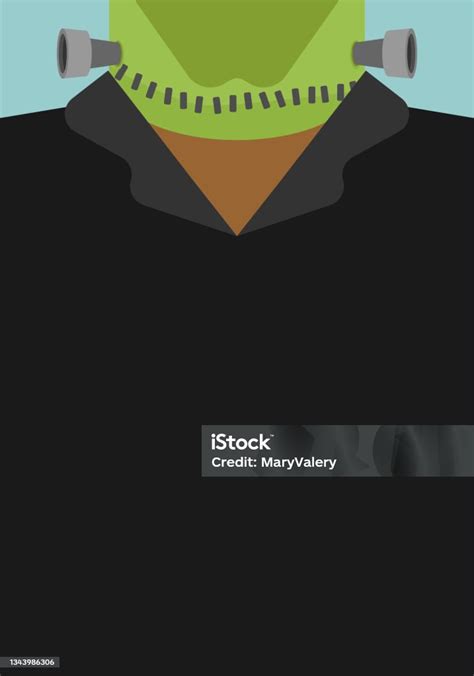 할로윈 파티 배경에 대한 배너 프랑켄슈타인 의상 모든 할로윈 이브 배경 텍스트 배치 프랑켄슈타인에 대한 스톡 벡터 아트 및 기타