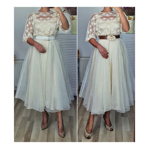 Вінтажна міді сукня пін ап Pin Up молочна сукня мереживо фатинова сукня айворі вечірня сукня