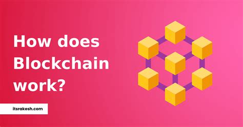 What Is Blockchain How Does It Work Why Do We Need It Itsrakesh Rakesh Potnuru