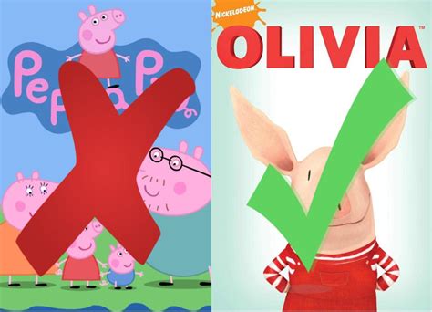 No Peppa Pig Yes Olivia By Kalebmay14 On Deviantart