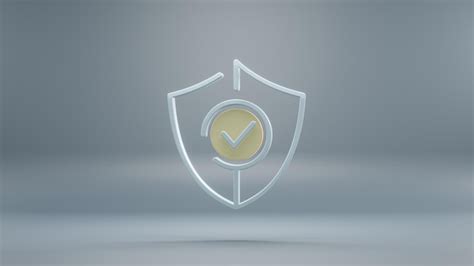 Premium Photo Beautiful Abstract Security Shield Yellow Light Symbol