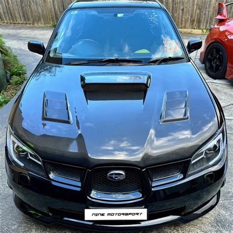 Home Subaru Impreza Wrx 06 07 Carbon Fibre Hood