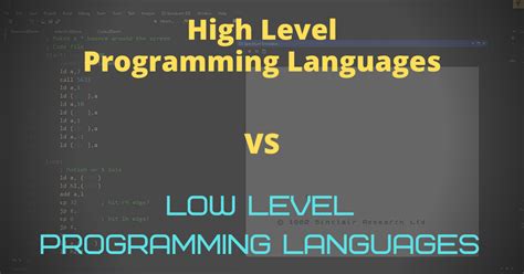 Z80 Vs C — Comparing High Level And Low Level Programming Languages
