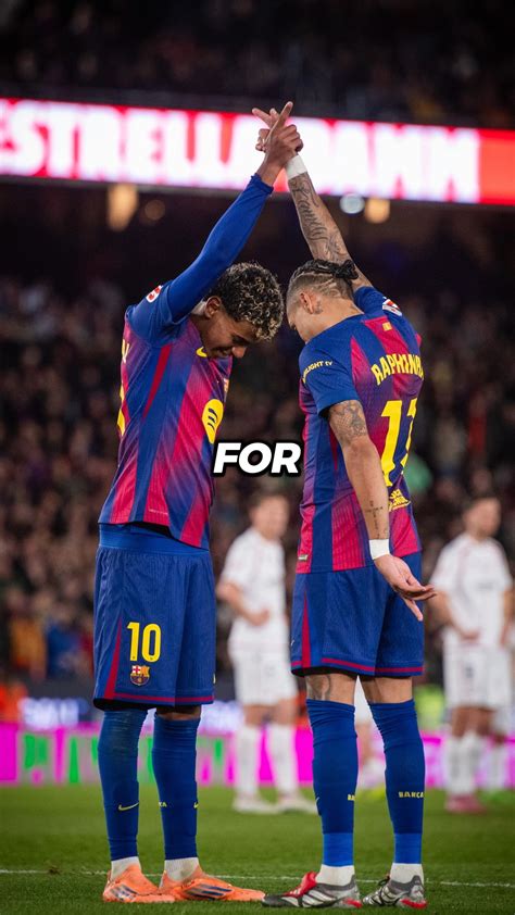 Lamine Yamal And Raphinha Celebration Wallpaper 4k