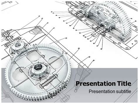 Mechanical Engineering PowerPoint Templates And Clip Art Backgrounds